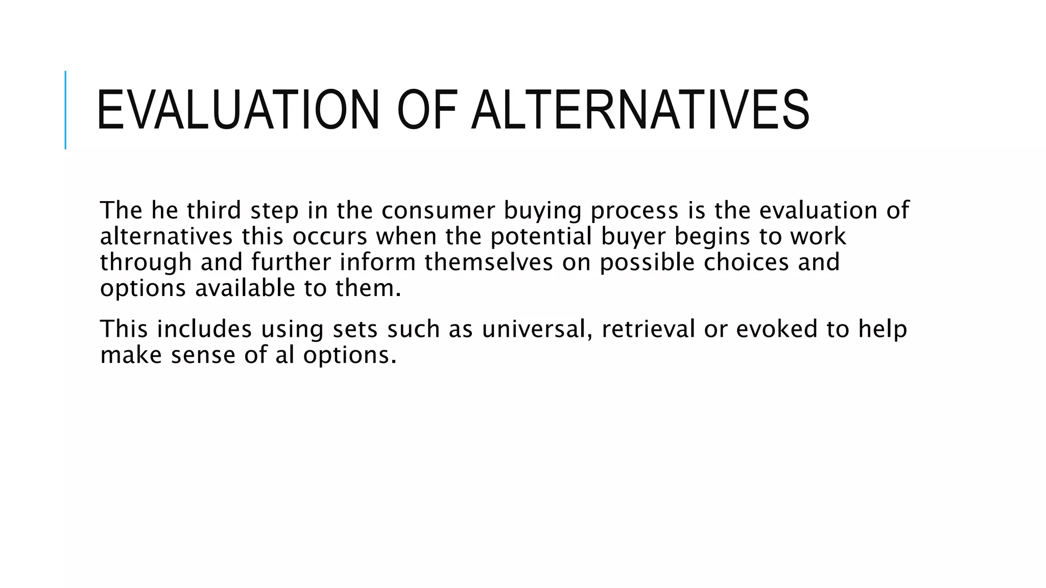 Consumer Buyer Behavior & Decision Making | PPT