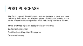 Consumer Buyer Behavior & Decision Making | PPT