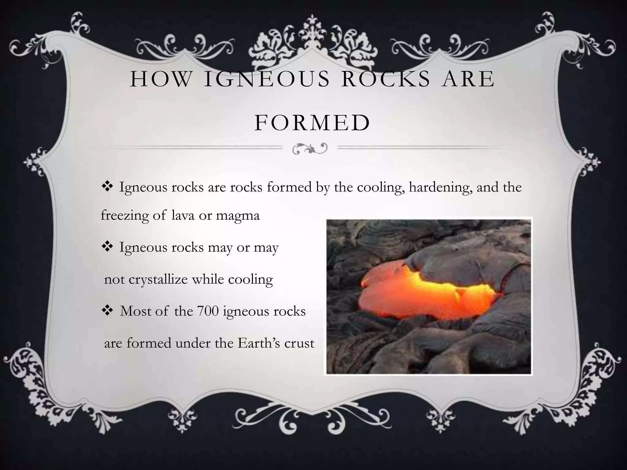 Powerpoint for igneous rocks by sophia and danny | PPTX