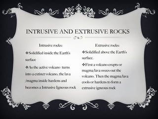 Powerpoint for igneous rocks by sophia and danny | PPT