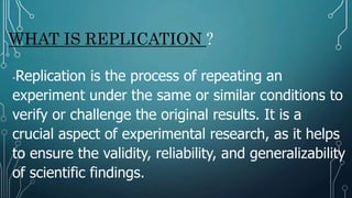 CHARACTERISTICS OF REASERCH OF EXPERIMENTAL RESEARCH | PPTX | Physics ...