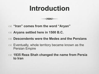 Powerpoint for persepolis historical background | PPTX