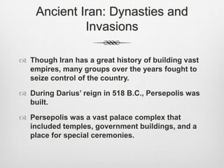Powerpoint for persepolis historical background | PPTX