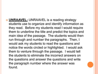 Power point for reading strategies | PPTX