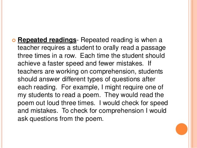 Power point for reading strategies