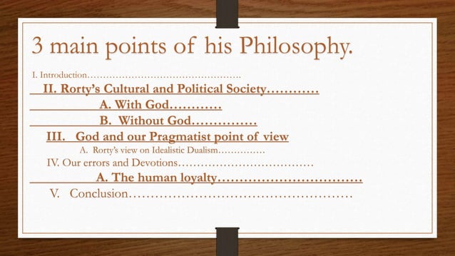 Powerpoint for Richard Rorty.pptx