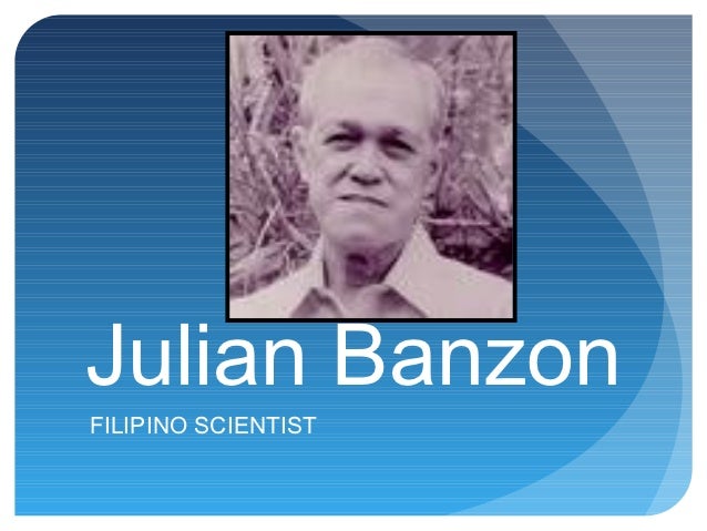 Julian Banzon (Filipino Biochemist) ~ Bio with [ Photos | Videos ]