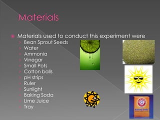 Powerpoint for science experiment | PPTX