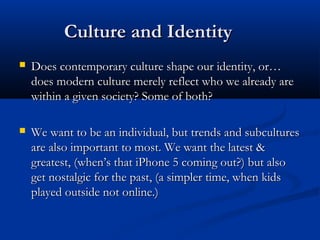 Remix, Culture and Identity | PPT