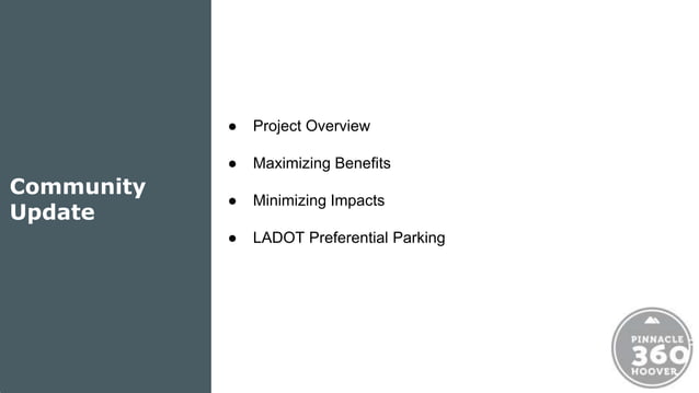 Pinnacle 360 Hoover - Community Information Slideshow | PPT