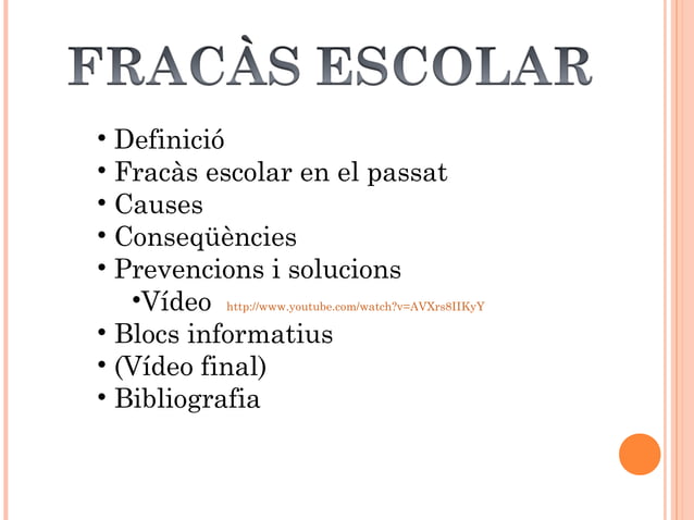 Fracàs escolar!!!!! | PPT