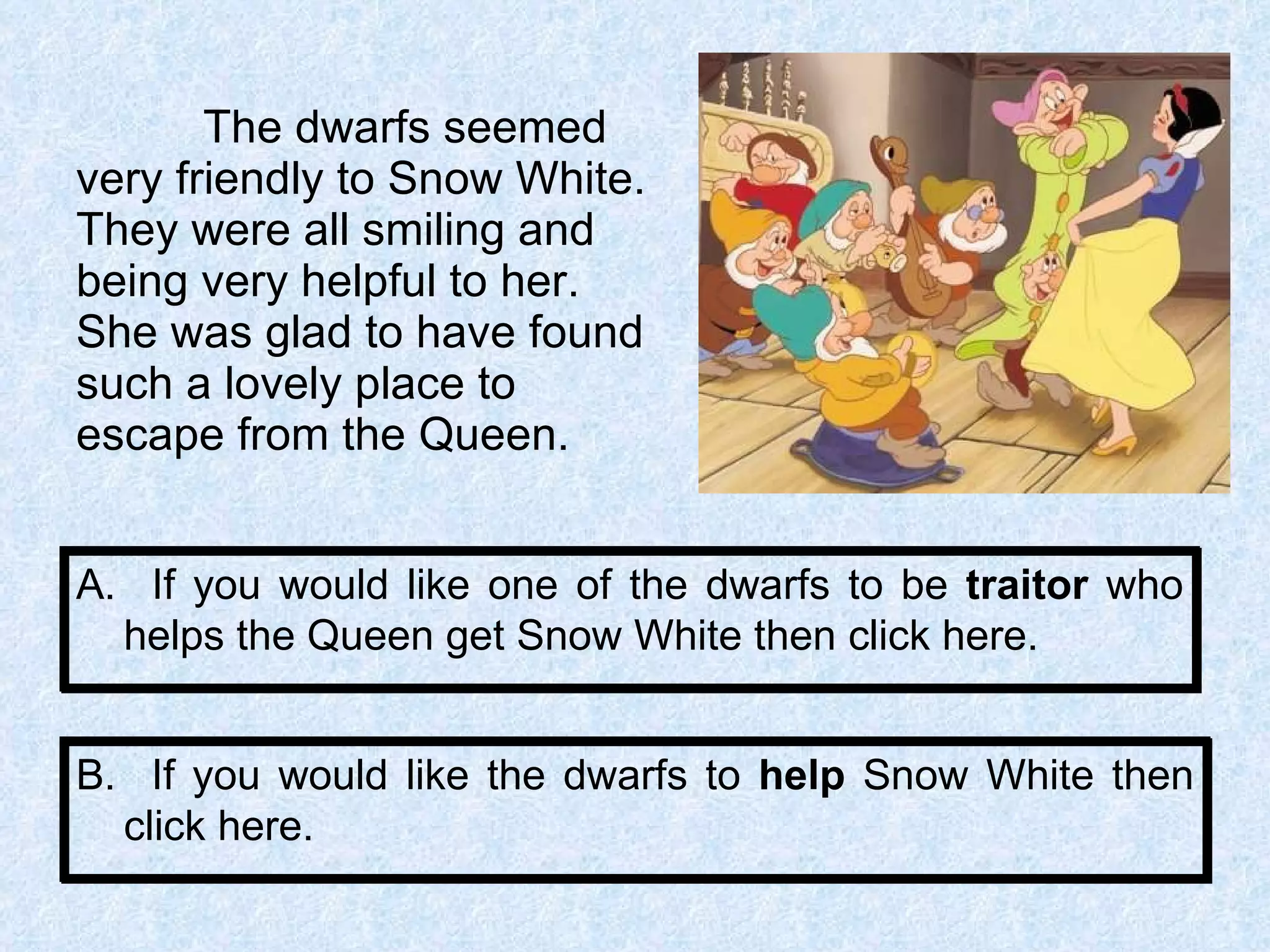 Powerpoint fractured snow white | PPT