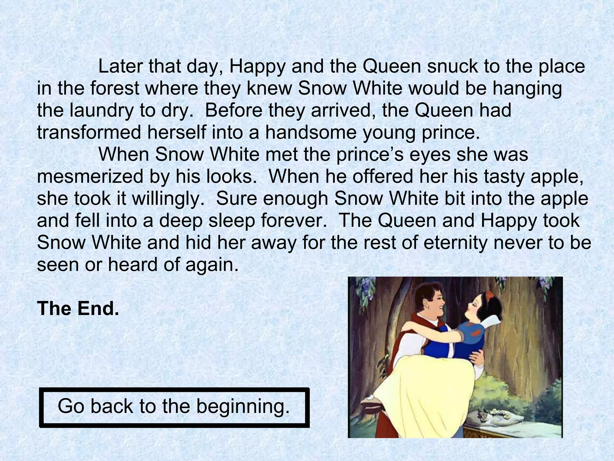 Powerpoint fractured snow white | PPT