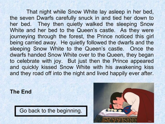 Powerpoint fractured snow white | PPT