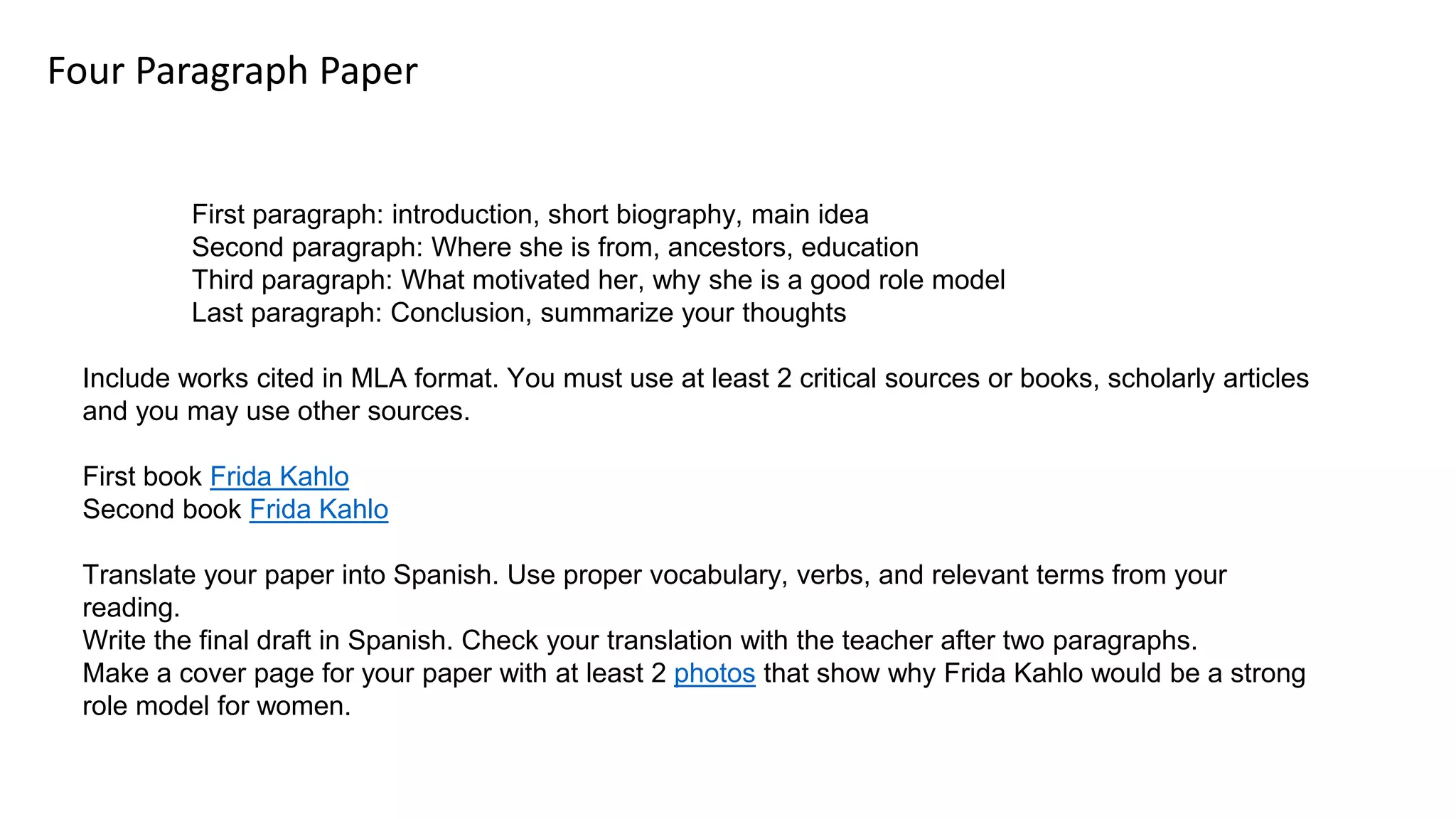 Powerpoint frida kahlo | PPTX