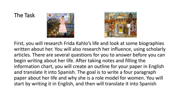 Powerpoint frida kahlo | PPTX