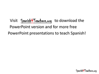 PowerPoint Presentation To Teach Spanish Fruits | PDF | Gardening ...
