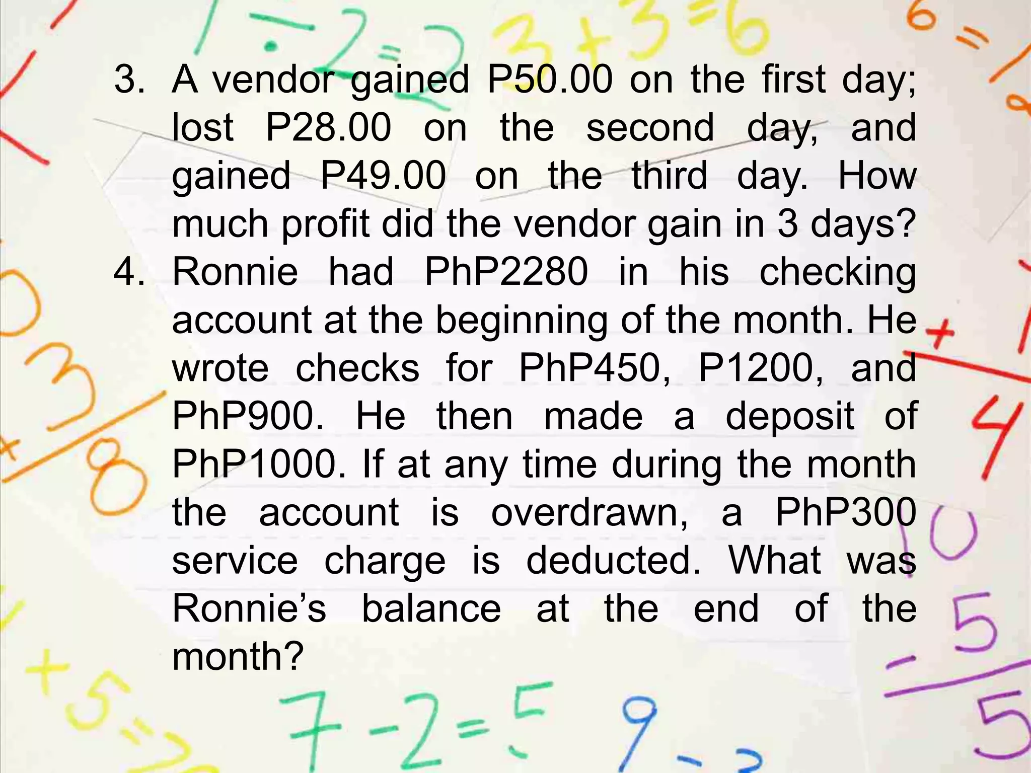 Powerpoint on K-12 Mathematics Grade 7 Q1 (Fundamental Operations of ...