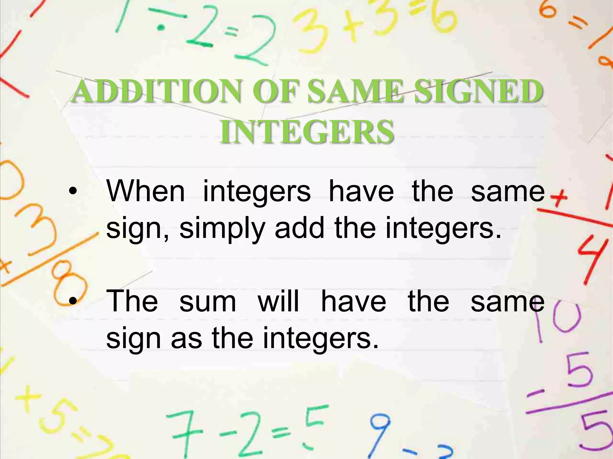 Powerpoint on K-12 Mathematics Grade 7 Q1 (Fundamental Operations of ...