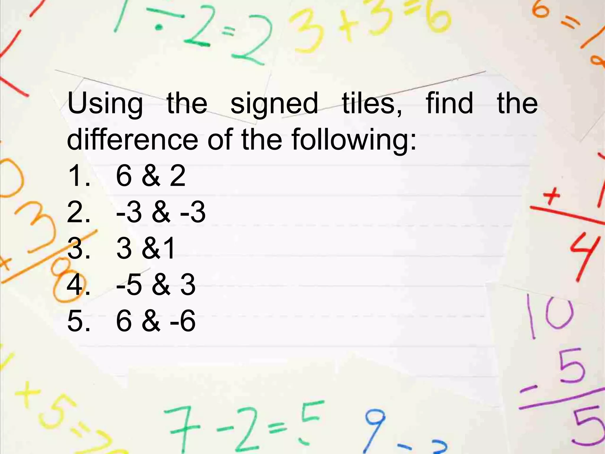 Powerpoint on K-12 Mathematics Grade 7 Q1 (Fundamental Operations of ...