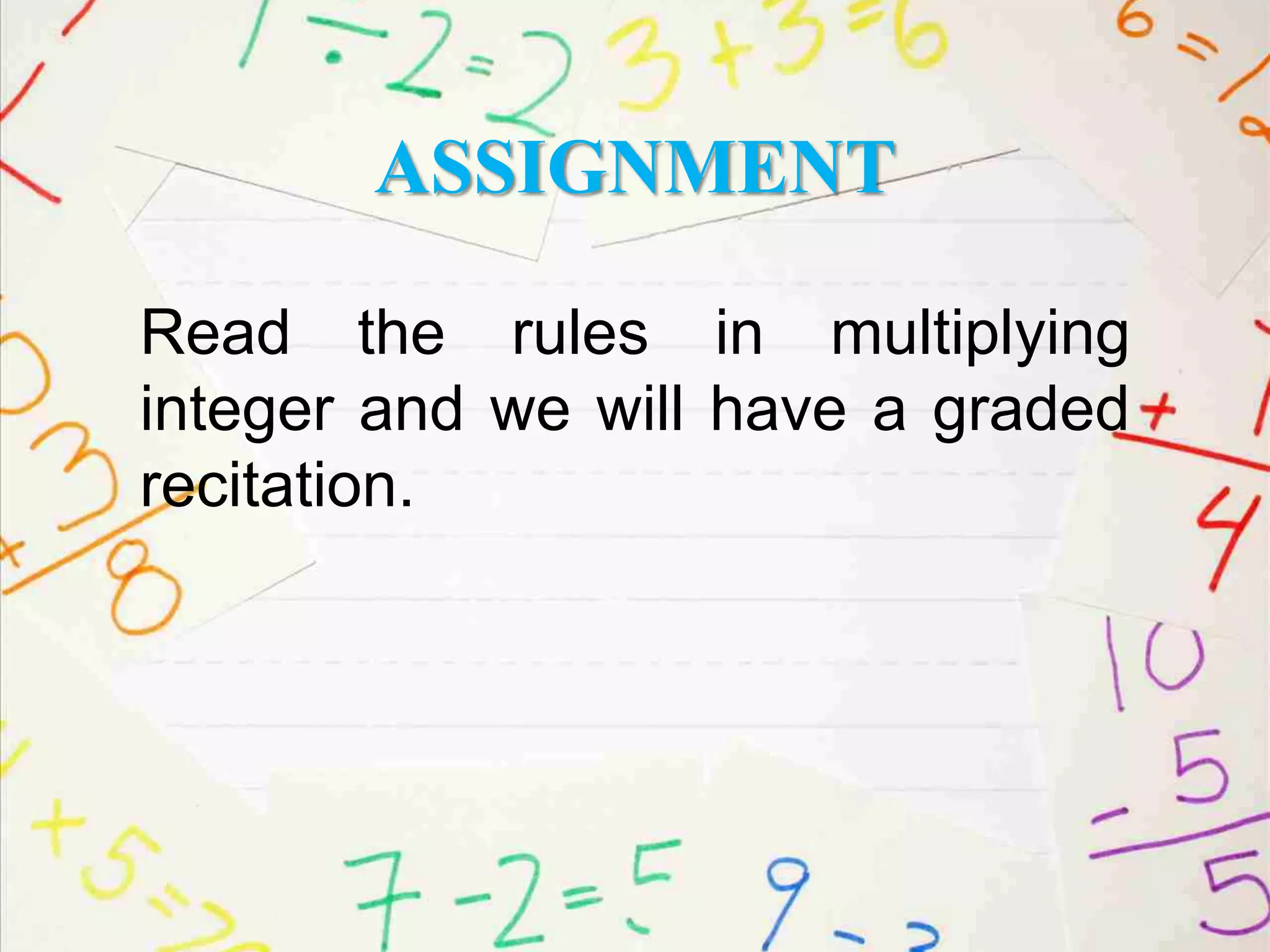 Powerpoint on K-12 Mathematics Grade 7 Q1 (Fundamental Operations of ...