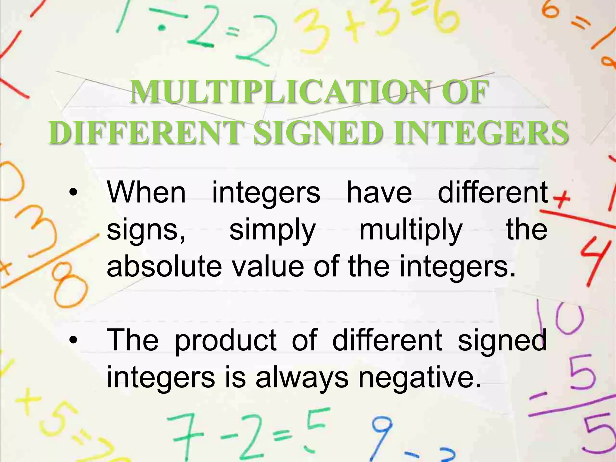 Powerpoint on K-12 Mathematics Grade 7 Q1 (Fundamental Operations of ...