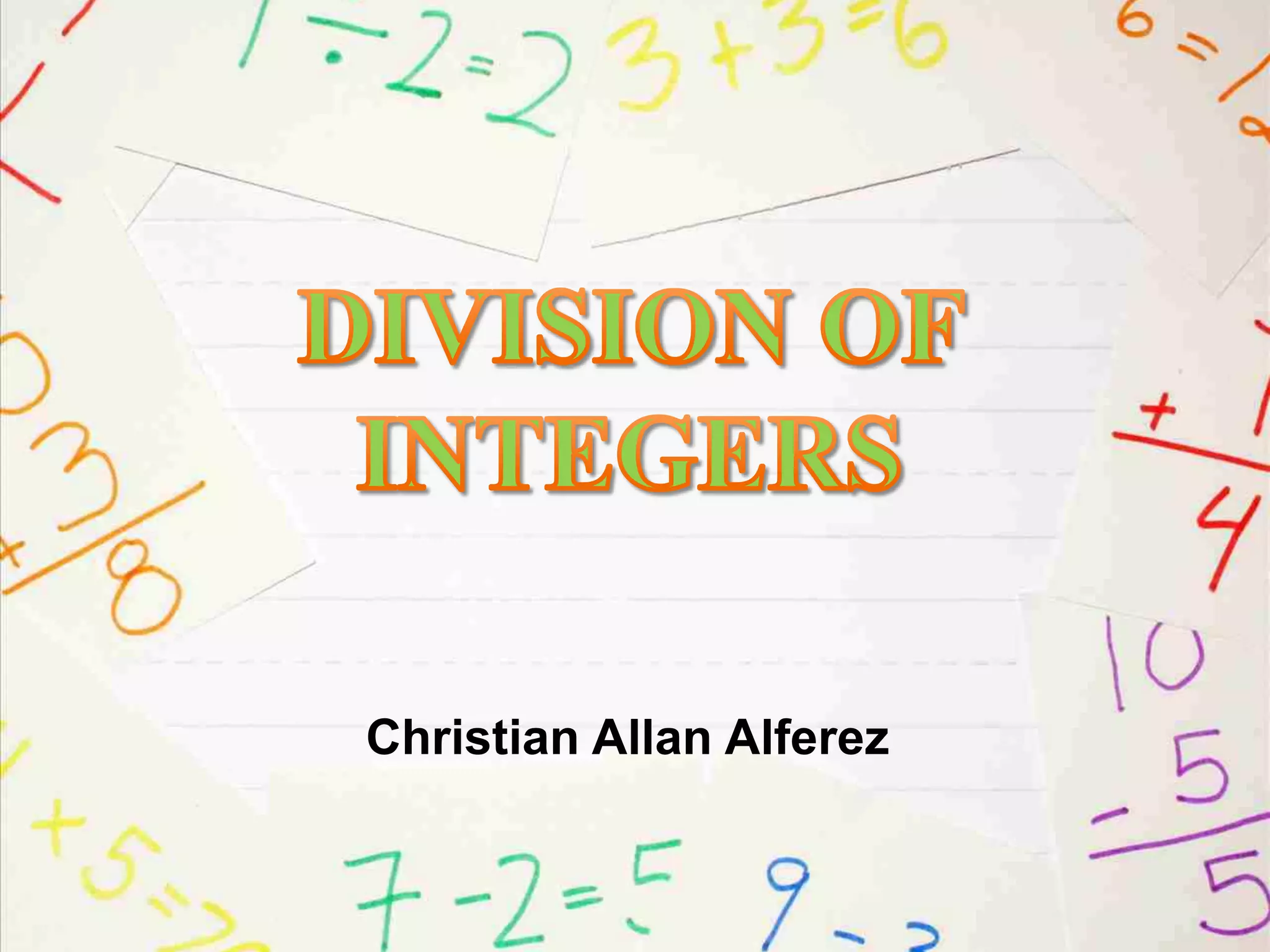 Powerpoint on K-12 Mathematics Grade 7 Q1 (Fundamental Operations of ...