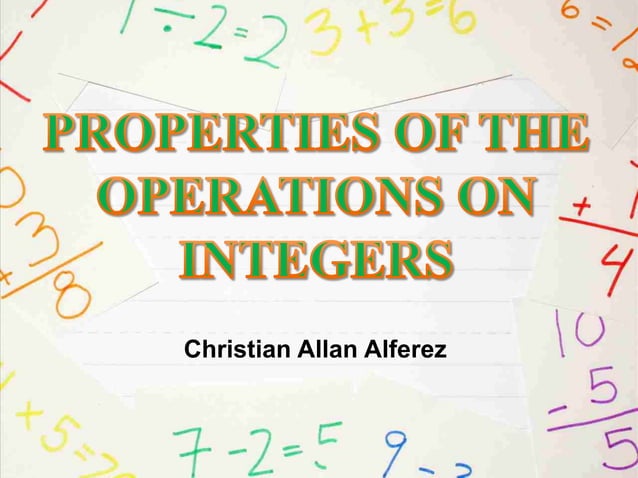 Powerpoint on K-12 Mathematics Grade 7 Q1 (Fundamental Operations of ...