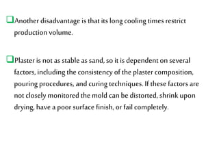 Expandable Pattern Casting and Plaster Mold Casting | PPT