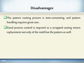 Expandable Pattern Casting and Plaster Mold Casting | PPT