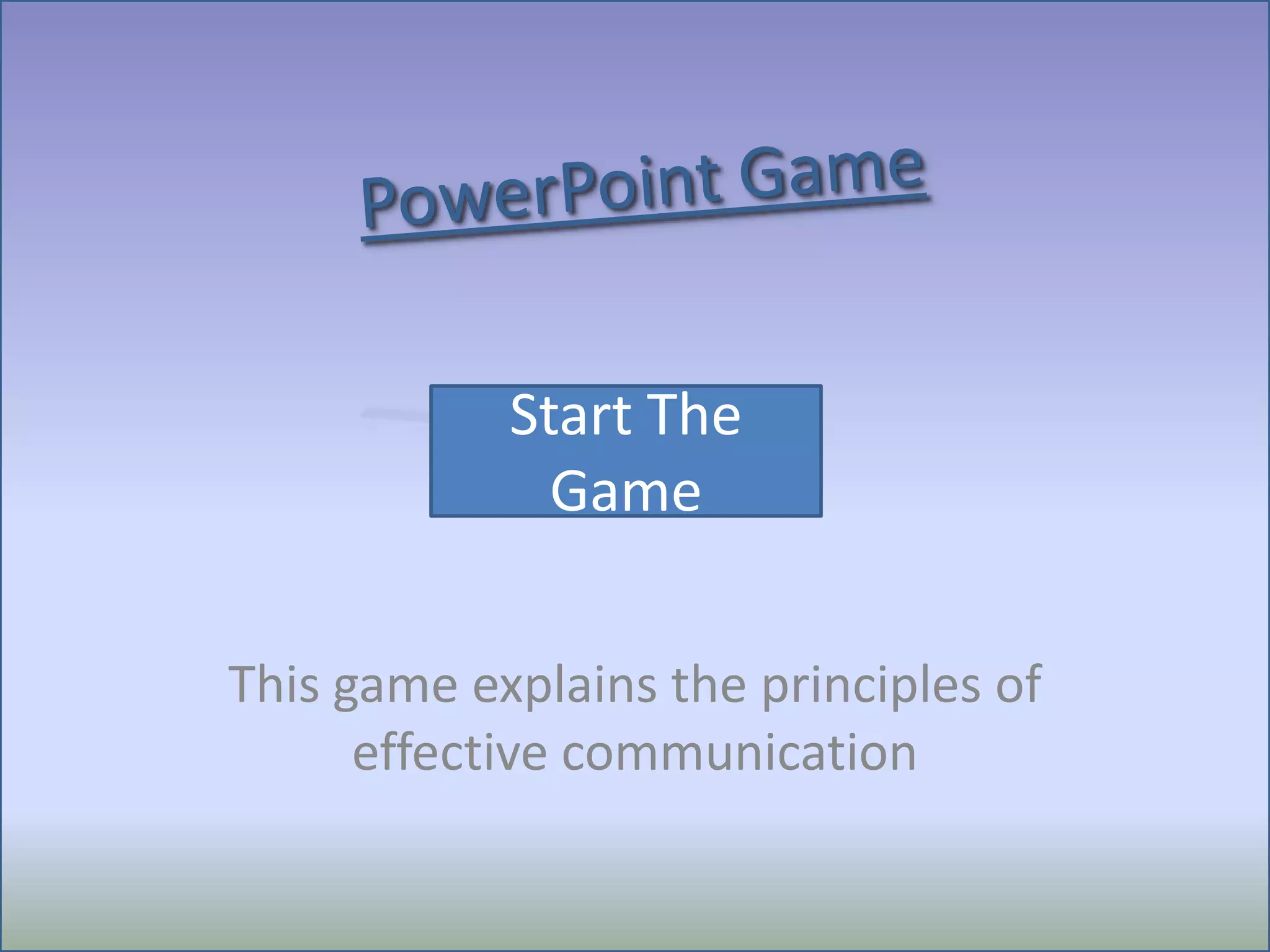 Power point game | PPT