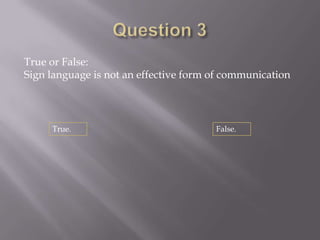 Powerpoint game on communication | PPTX