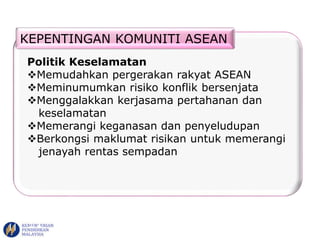 KOMUNITI ASEAN | PPTX