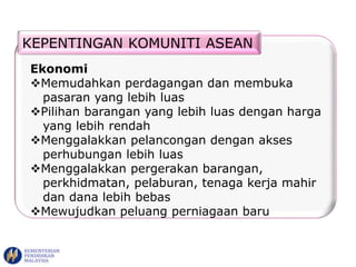KOMUNITI ASEAN | PPTX