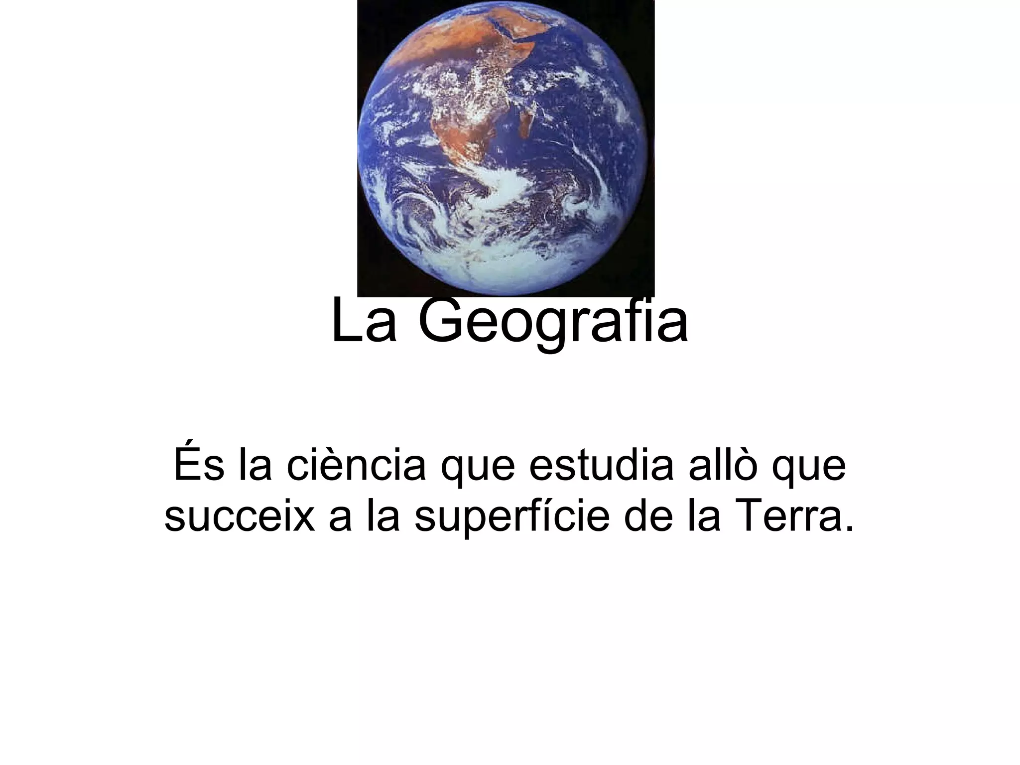 Power Point Geografia 1r Eso | PPT
