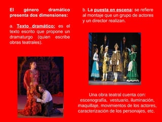 ppt género dramático | PPT