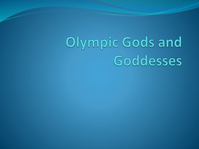 Greek Gods | PPT