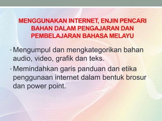 MENGGUNAKAN INTERNET, ENJIN PENCARI BAHAN DALAM PENGAJARAN DAN ...
