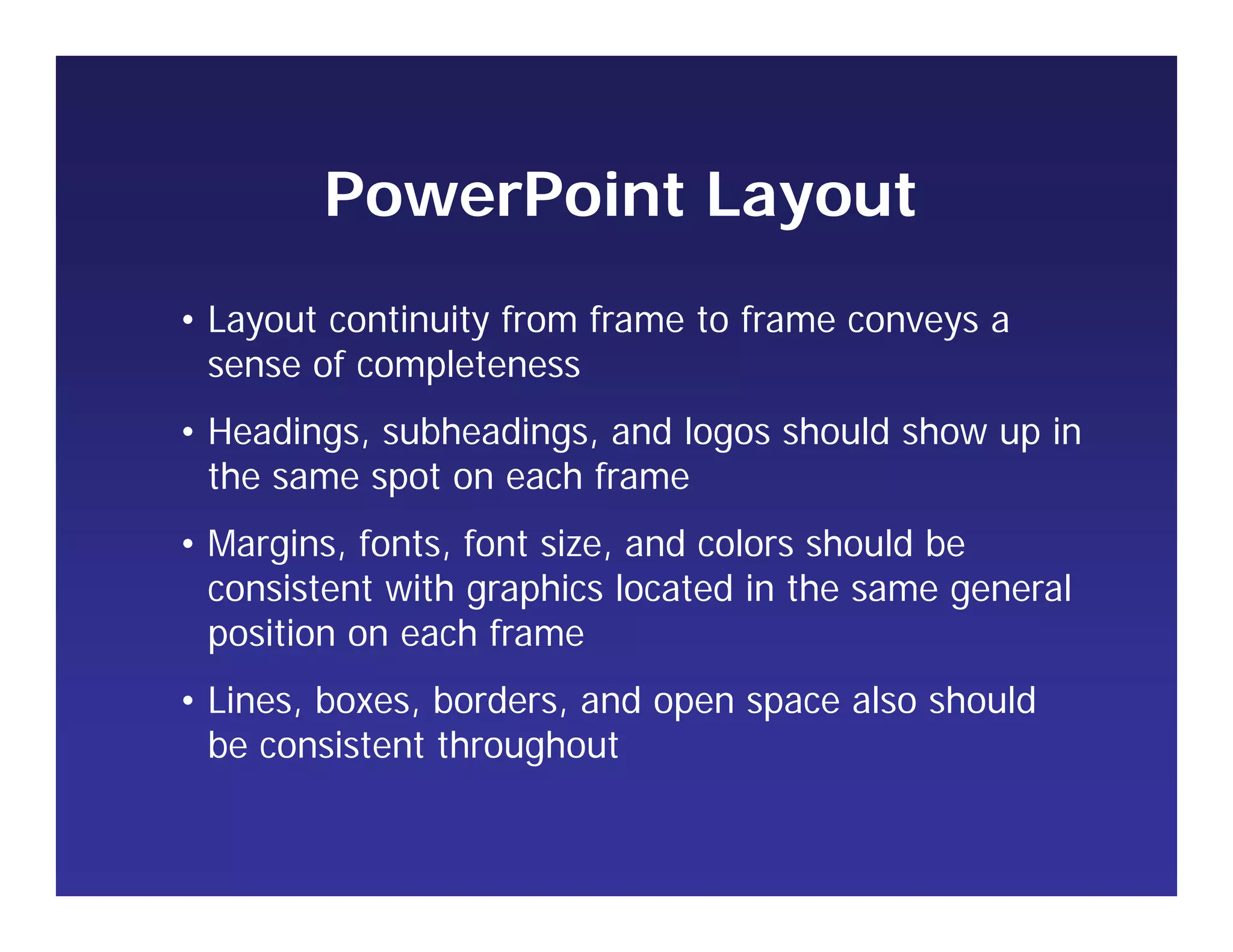 Powerpoint guidelines | PDF