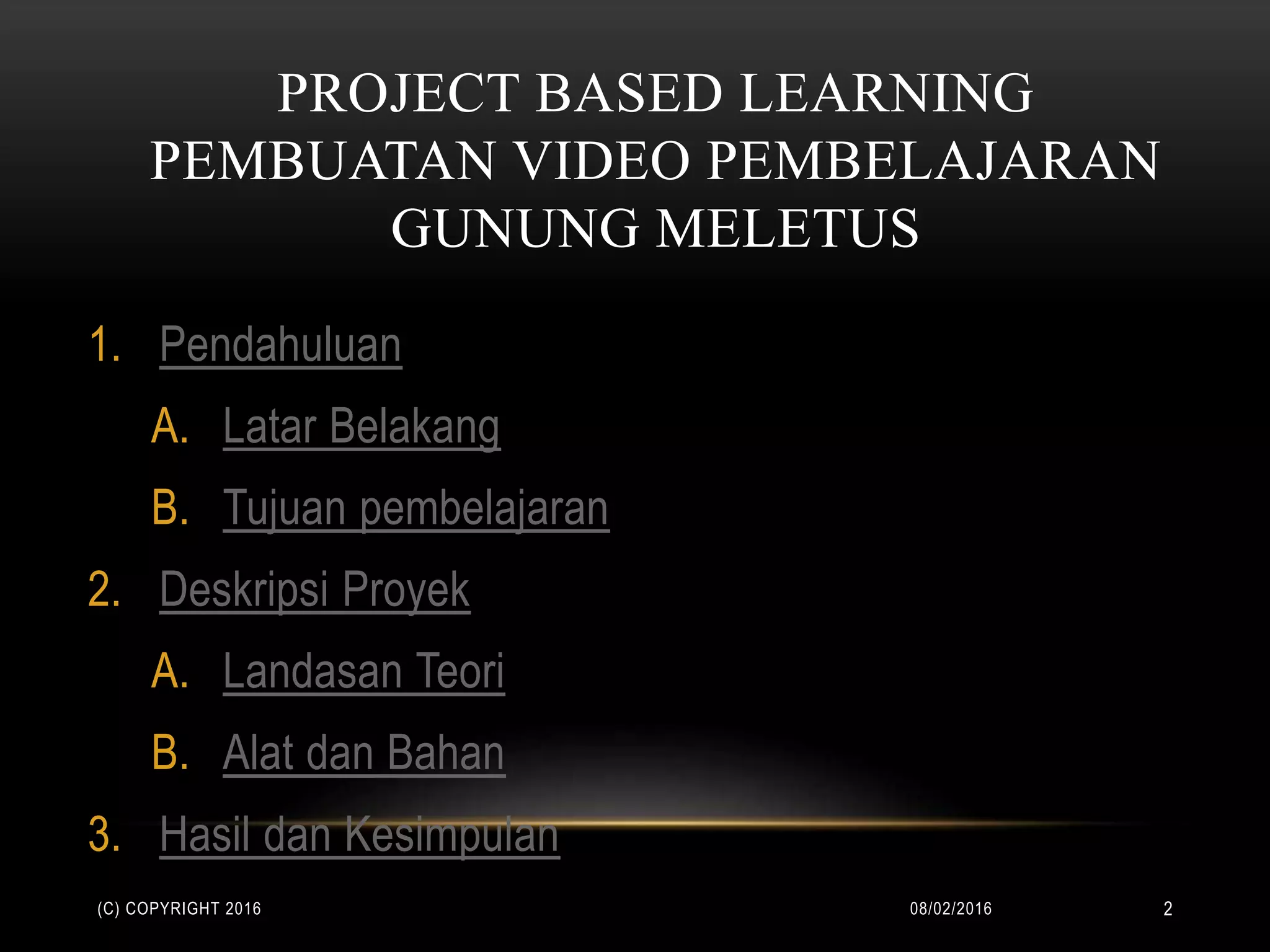 Power point gunung meletus | PPTX