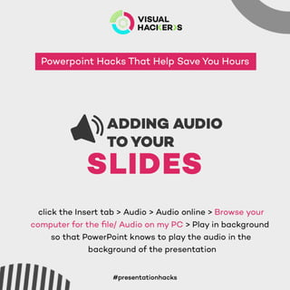 15 Powerpoint Hacks That Will Help You Save Hours And Wow Audiences | PDF