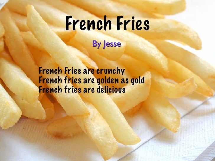 French Food Poem