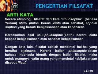 Hakekat Filsafat | PPT