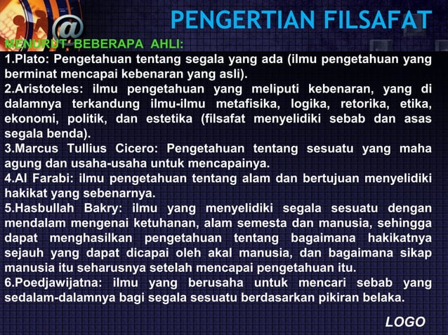 Hakekat Filsafat | PPT