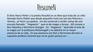 Powerpoint harry potter y la piedra filosofal | PPTX