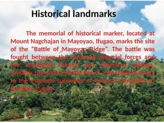 History of Mayoyao ( This is just a brief history, not all barangays ...