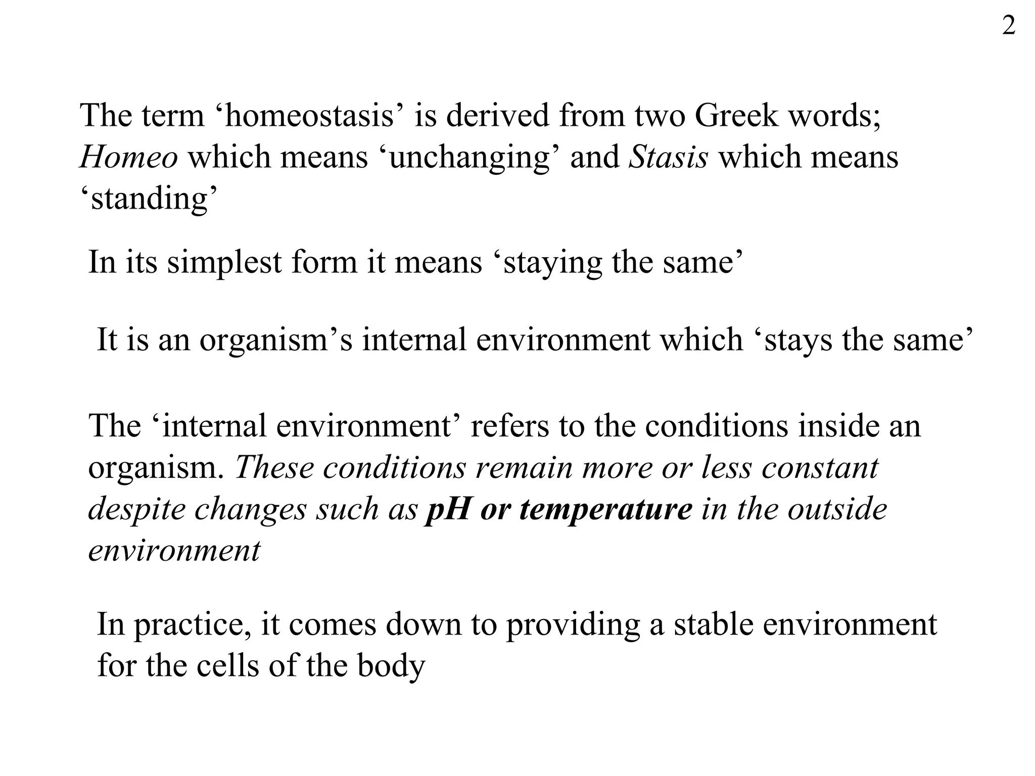 Powerpoint homeostasis | PPT