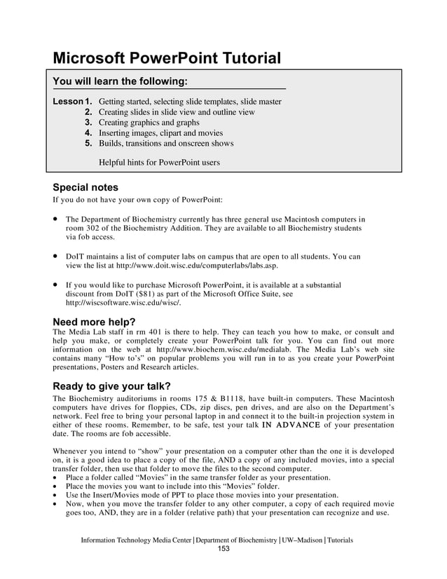 PowerPoint Tutorial | PDF
