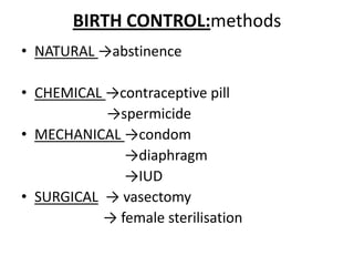 Powerpoint human reproduction | PPTX