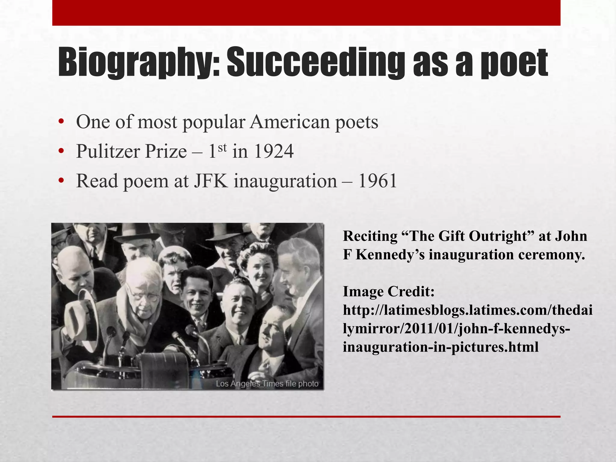 PowerPoint I - Robert Frost | PPTX